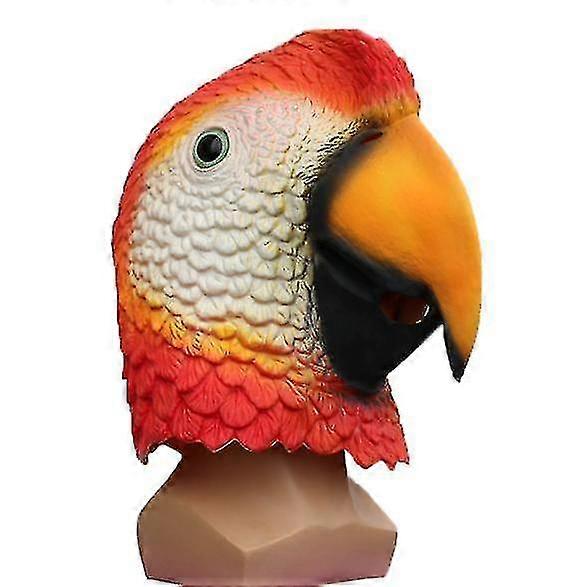 Halloween Party Mask Latex Mask Stage Performance Props Parrot Mask Cos ...