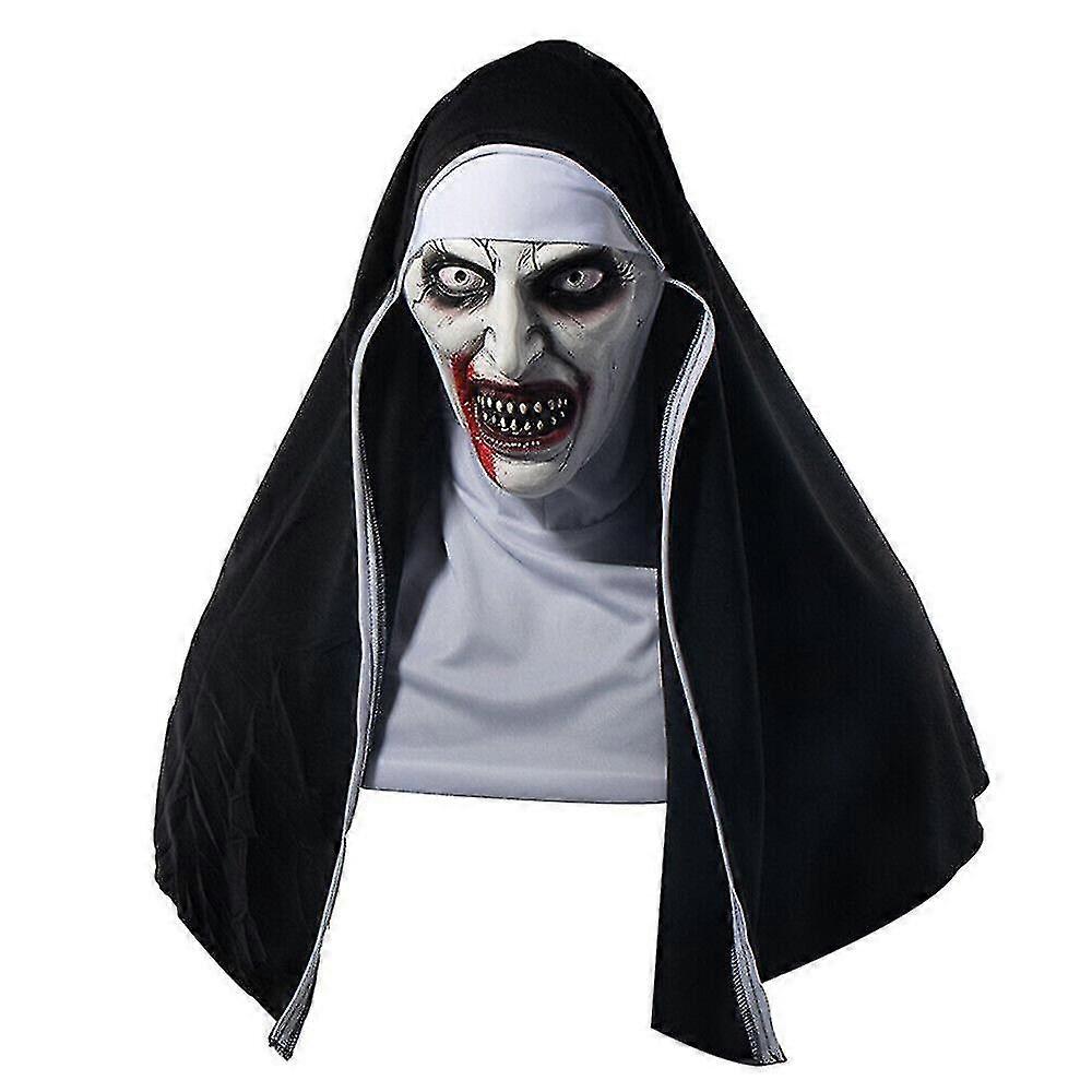 Halloween Party Props The Nun Valak Mask Latex Horror Masks, Scary ...