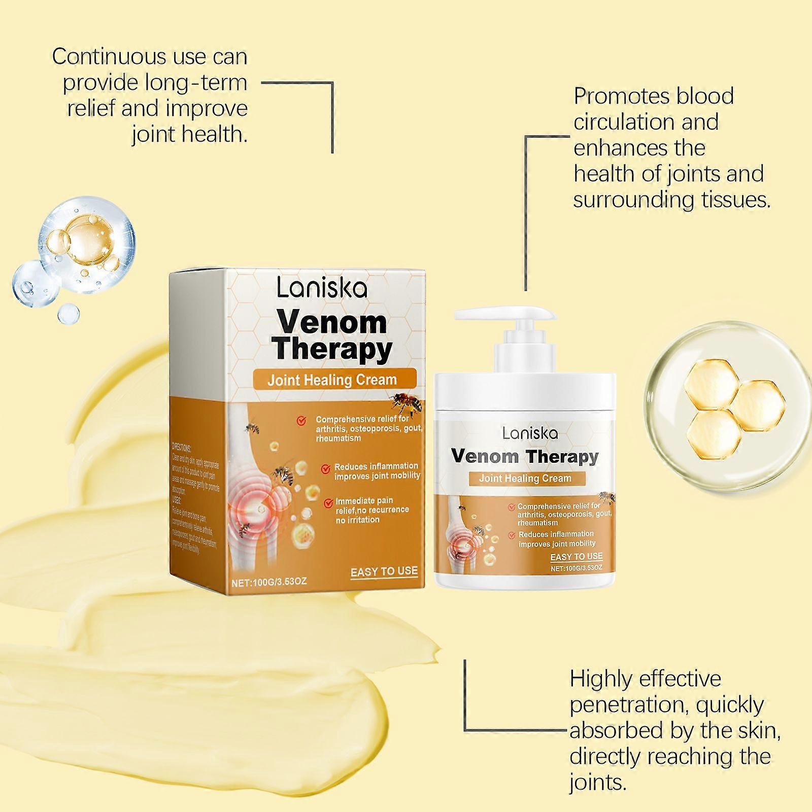 Bee Venom Joint Cream, Bee Venom Pain Relief Bone Cream, Bee Venom ...