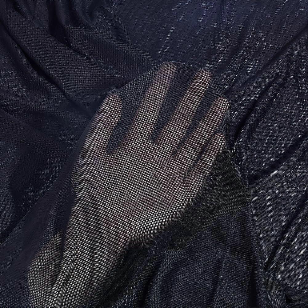 1 Yard Black Mesh Fabric Stretch 4 Way Power Mesh Fabric Spandex Power ...