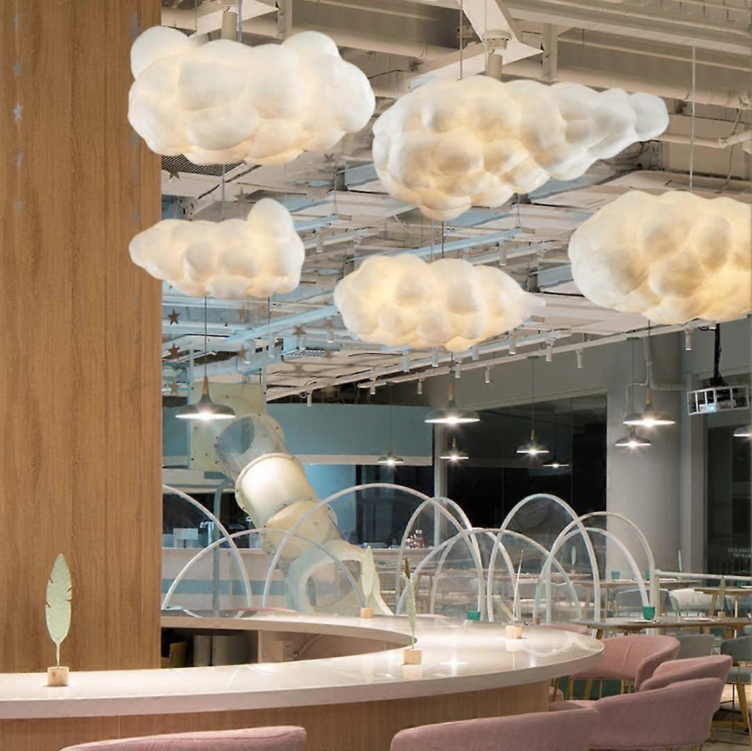 Simulation Cloud Pendant Light Creative Cotton Cloud Chandelier Ceiling ...