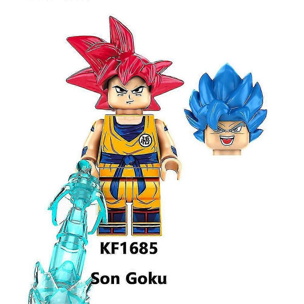 8pcs Dragon Ball Action Figures Building Blocks Toy Set, Characters ...