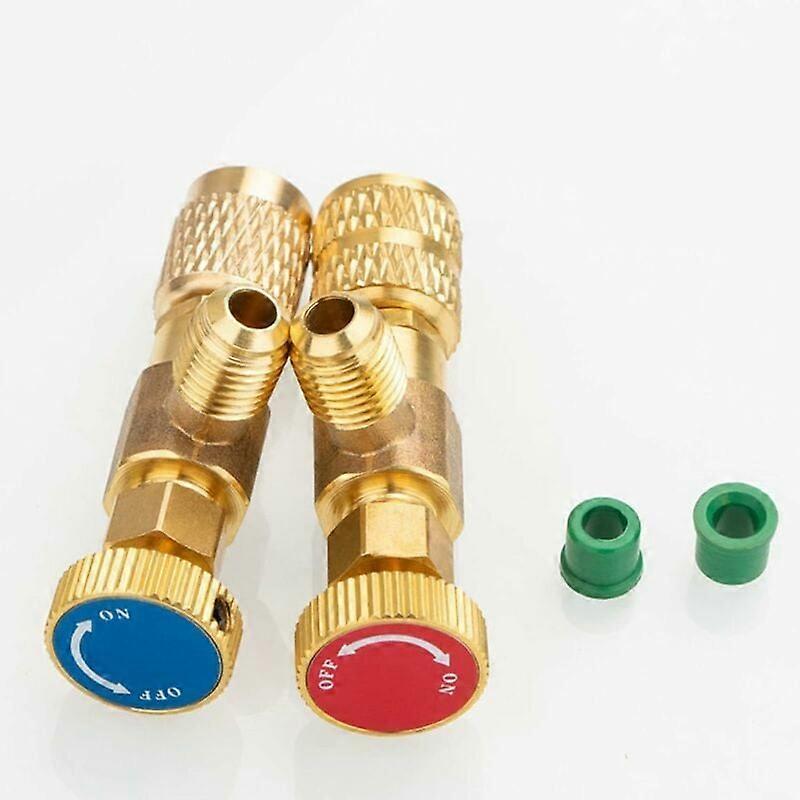 2 Pieces Refrigerant Regulating Valve, R410A R22 Safety Valve ...