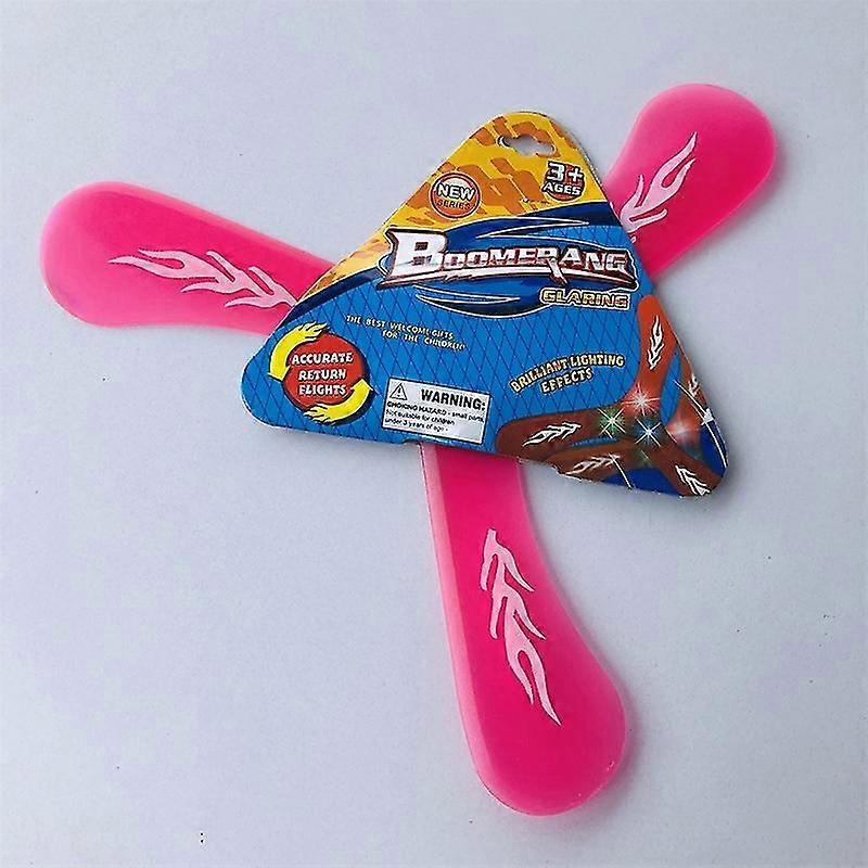 Glow in the Dark Boomerang for Kids, Outdoor Glowing Triangle Boomerang ...