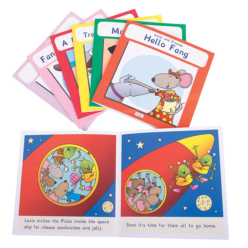 Bigjigs Toys Phonic Coloured Book Band - 7 Pack, Stage 1 Early Learning ...