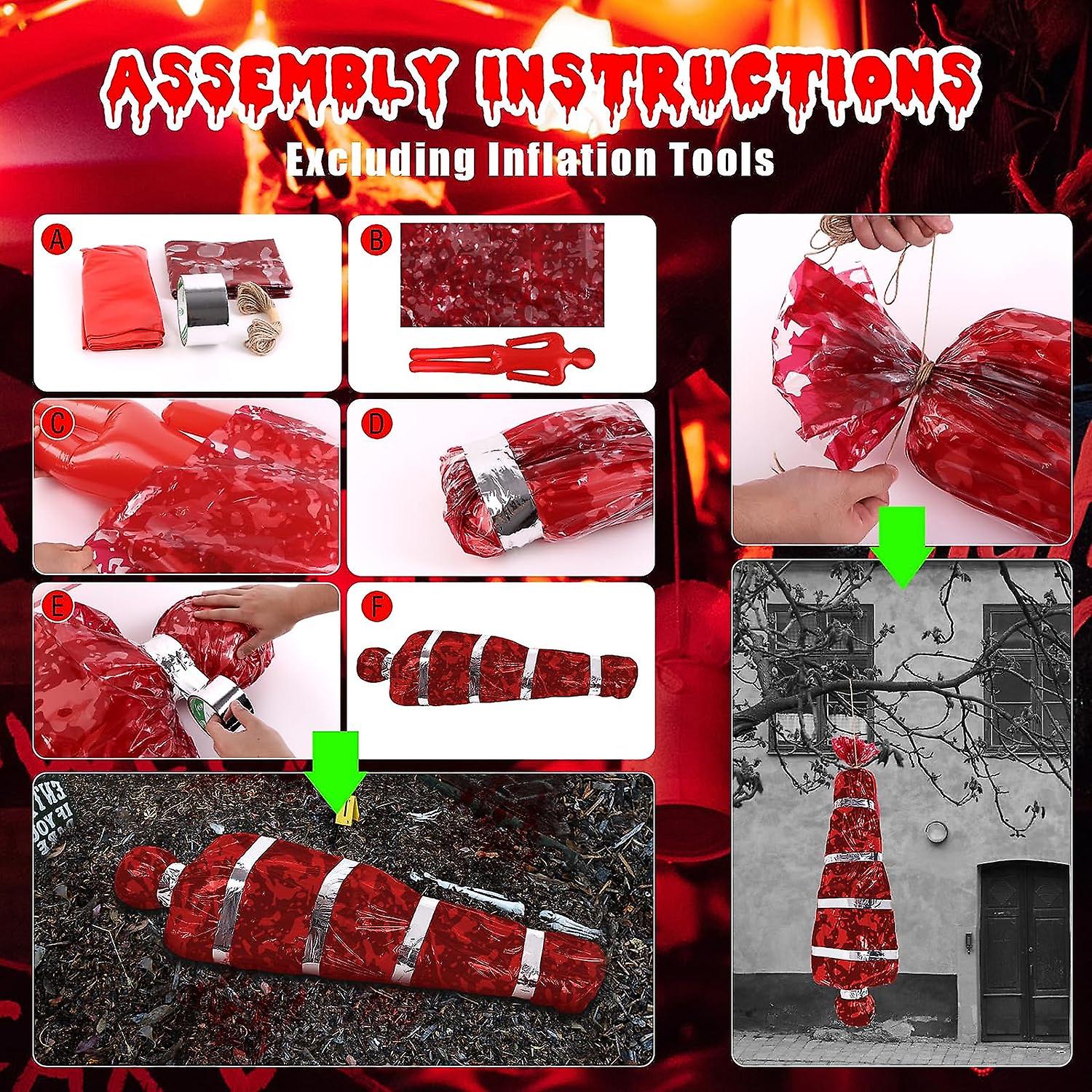 Halloween Decorations Dead Victim Props, Halloween Corpse Decorations ...