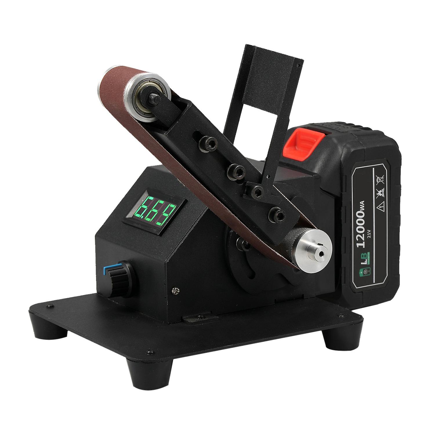 350W Mini Belt Sander Electric Bench Grinder Sanding Machine Stepless ...