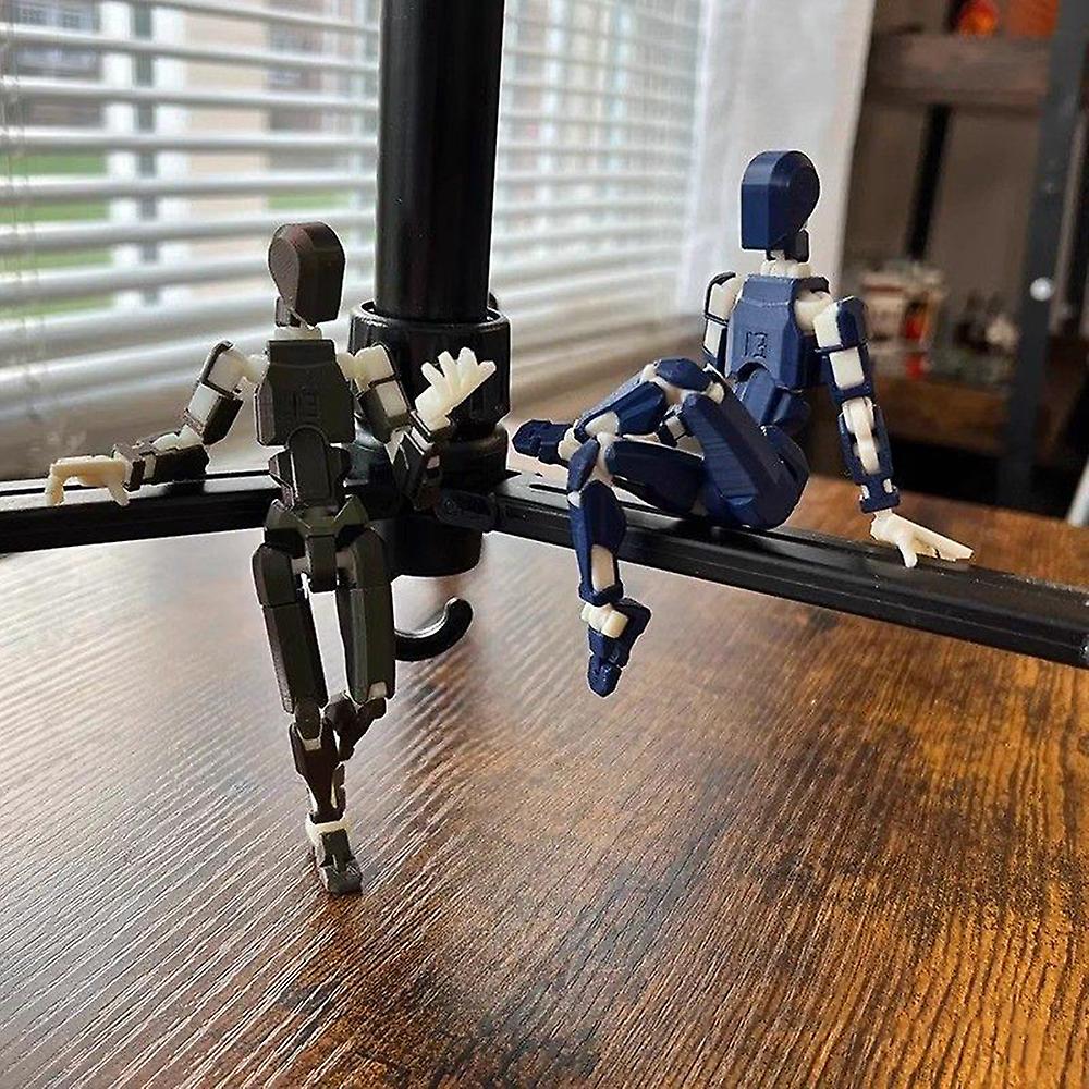 Movable Joint Actions Robot Figure Toys Durable Wear Resistant Crafts ...