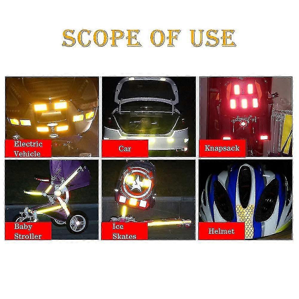 Reflective Tape 3m X 50 Mm Waterproof Reflector Warning Stickers High ...