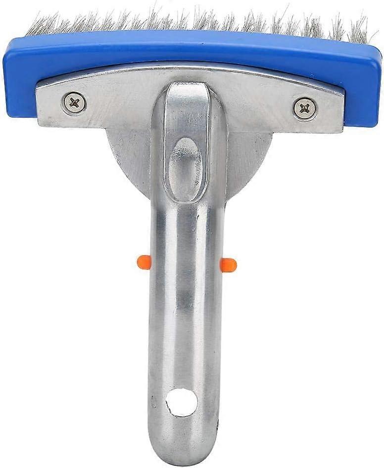 5in Stainless Steel Wire Pool algae Cleaning Brush Broom Floor Wall ...