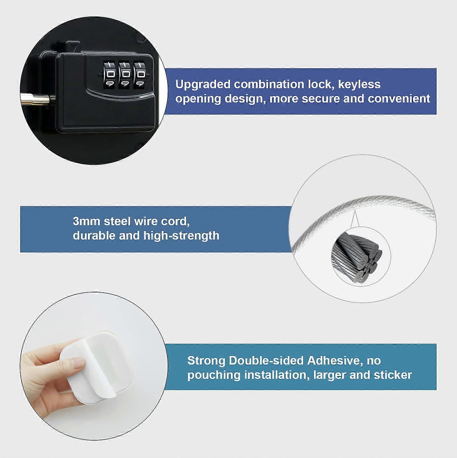 Pcs Fridge Lock with Code, Child Fridge Safety with Adhesive, Child ...