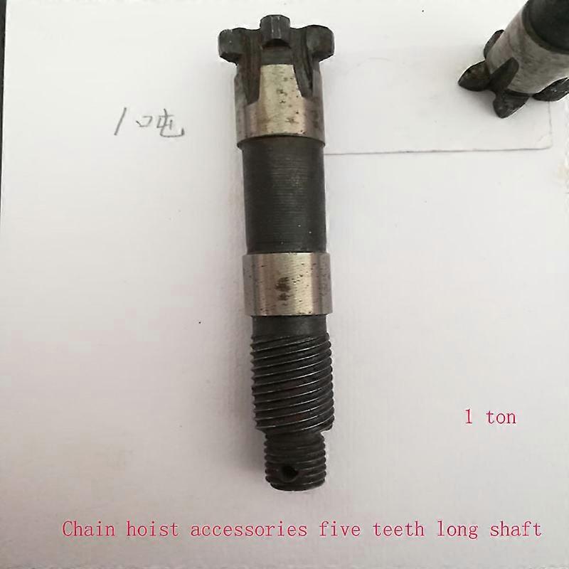 Chain Hoist Accessories Five-tooth Long Shaft Gear Shaft Reverse Chain ...
