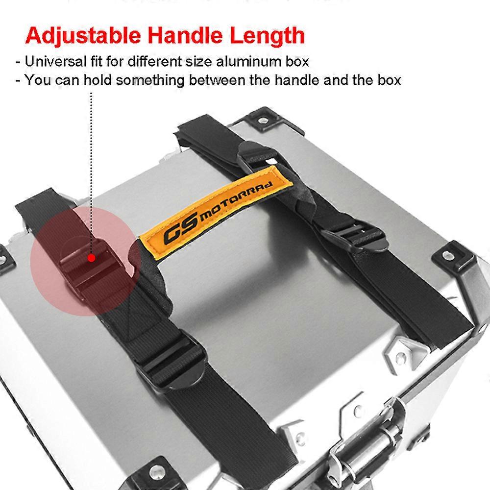 Aluminum Box Top Case Pannier Side Handle Strap Strip For BMW GS R1200 ...