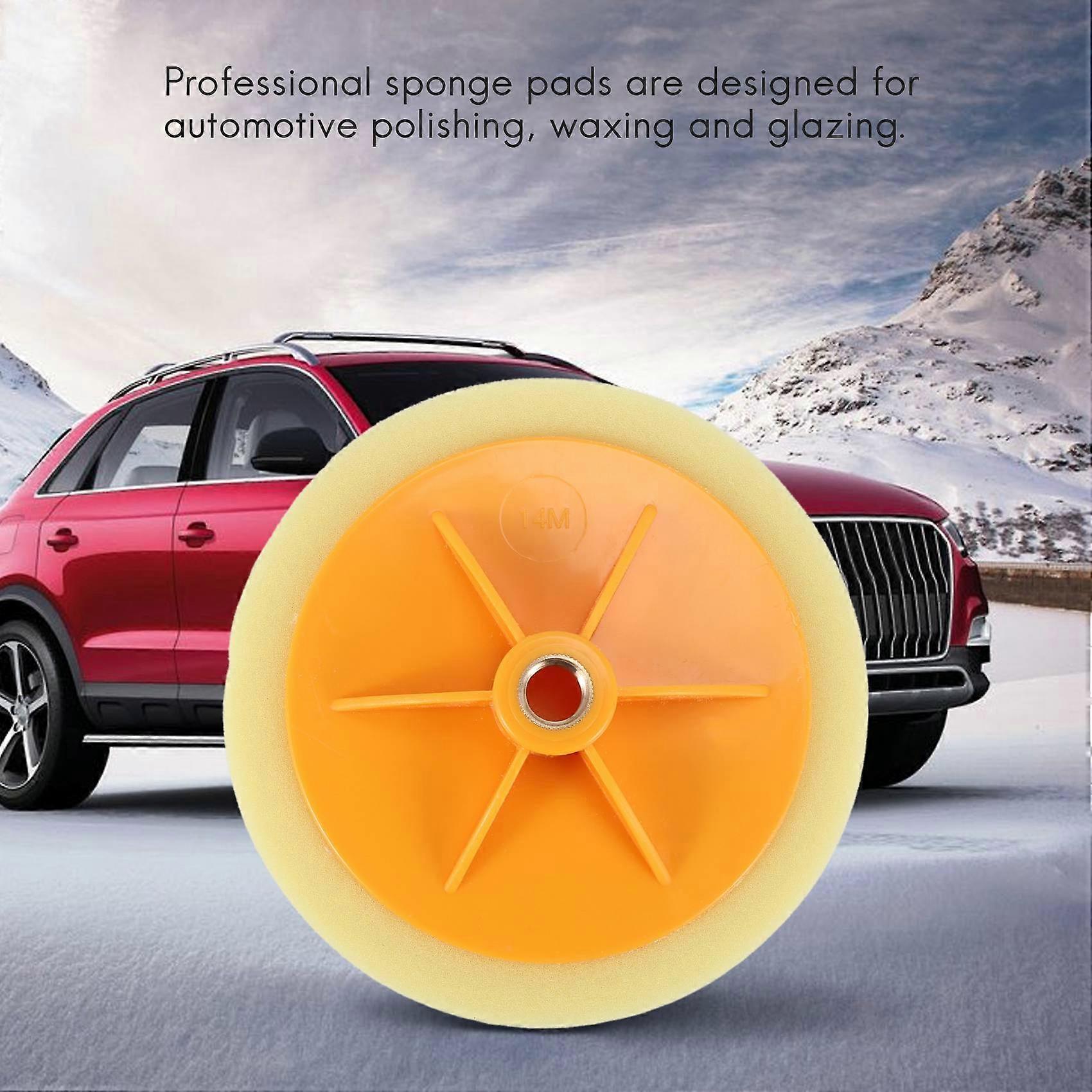 6 Inch/15Cm Car Polishing Waxing Pad Sponge M14 Wheel Polishing Waxing ...