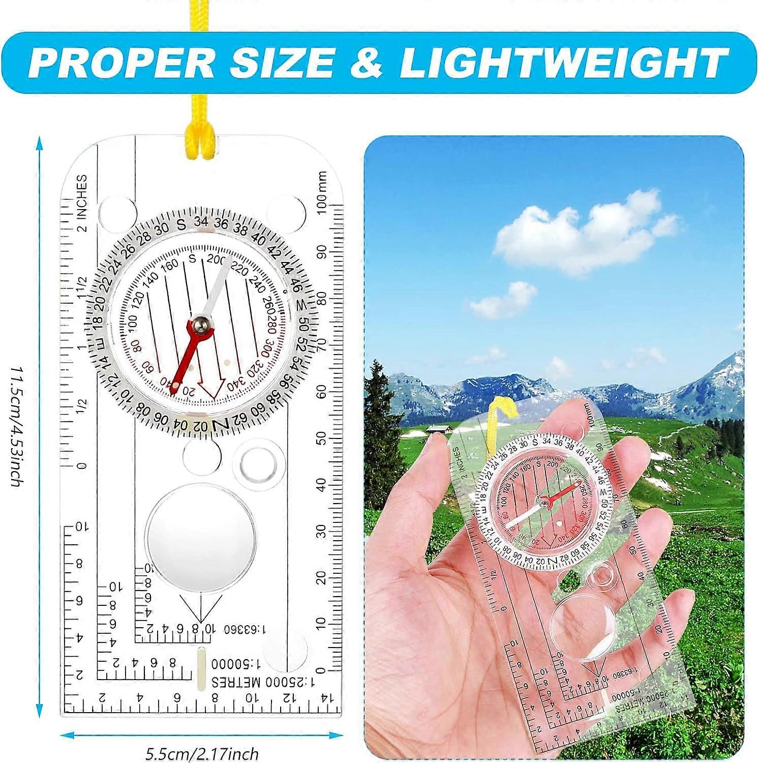 Navigation Compass, Boy Scout Compass Orientation Compass Lightweight ...
