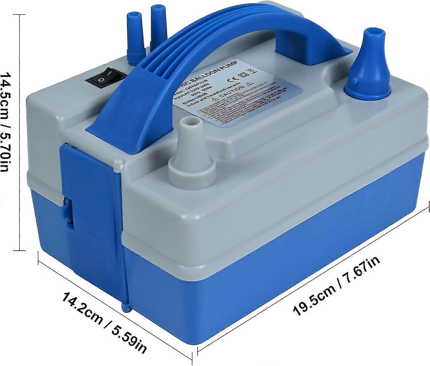 Electric Balloon Pump, Double Nozzle Balloons Pump, Quick Inflation for ...