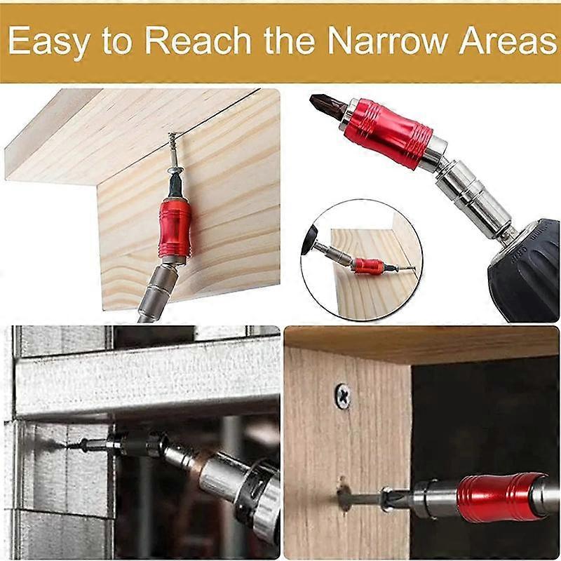 3Pcs Magnetic Pivot Drill Bit Holder, Magnetic Swiveling Bit Tip Holder ...