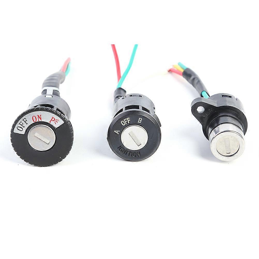 Ignition Switch Key Power Lock Universal Electric Bicycle Biking ...