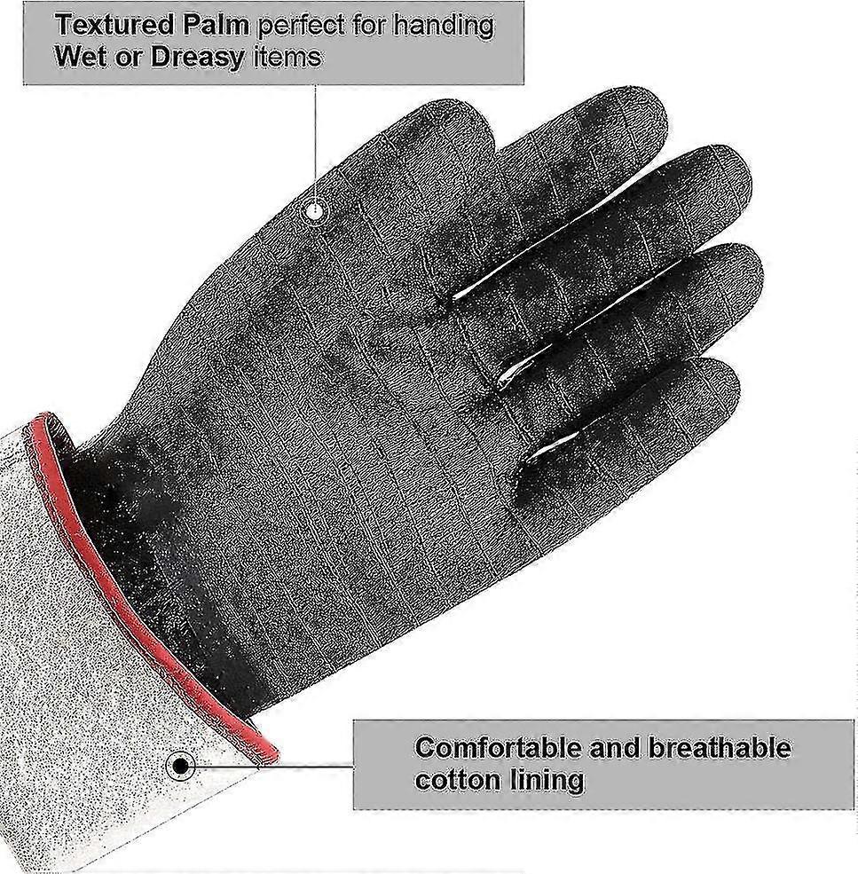 932f Extreme Heat Resistant Gloves For Grill Bbq, Waterproof Long ...