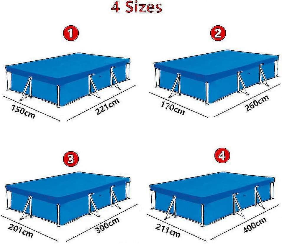 Rectangular Pool Cover, Frame Swimming Pool Cover, Above Ground ...