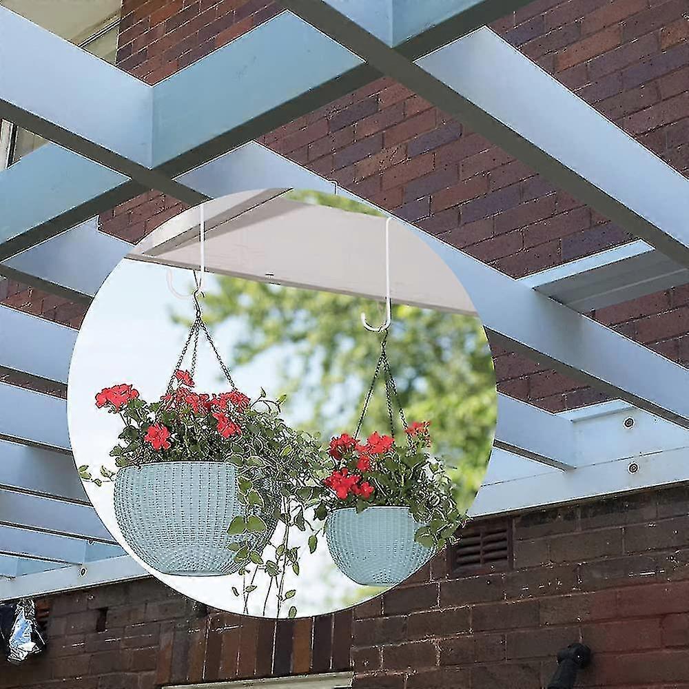 8 Pack 10 Inch Extra Large S Hooks For Hanging Plant Outdoor, White ...