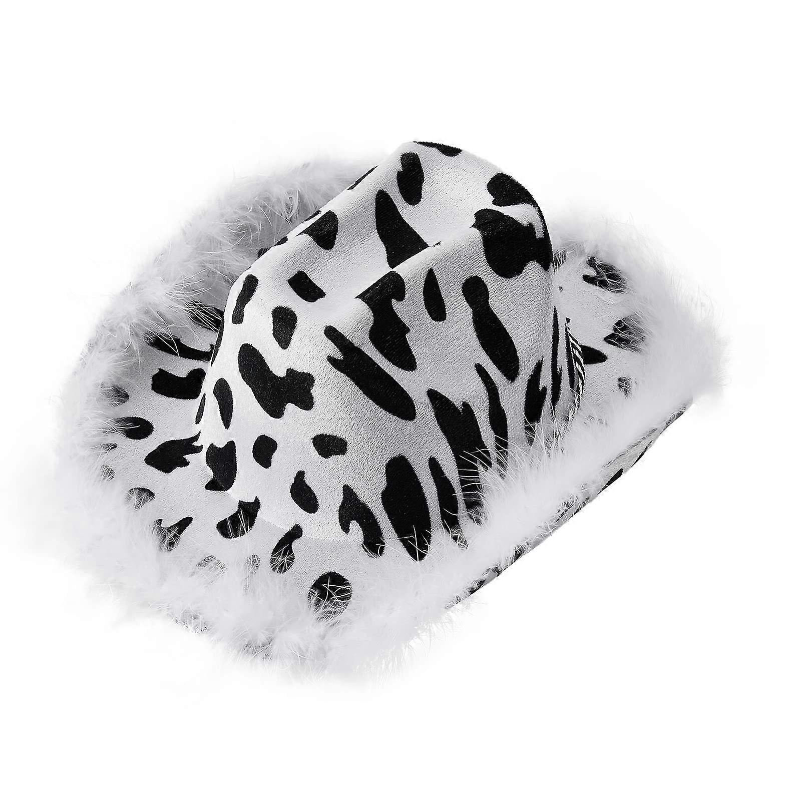 Women's Tiara Cowgirl Hat Western Party Hat Accessories Disco Costume ...