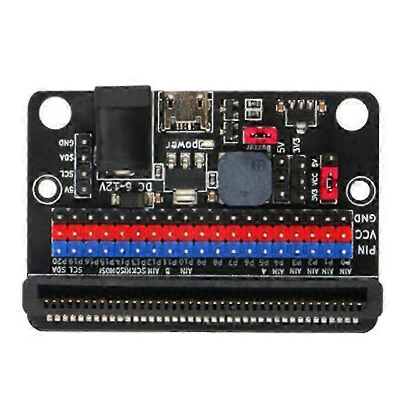 1pcs Expansion Board For Microbit Gpio Expansion Python Io:bit 5v With On Board Passive Buzzer ...
