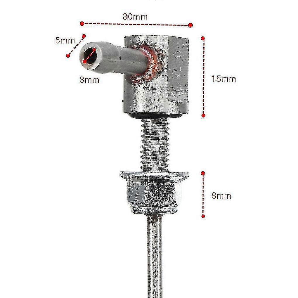 490mm Heater Fuel Stand Pipe Hose Gas Tank Pick Up Clip Pipe Tube Line ...