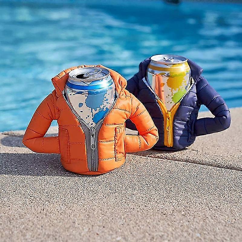 Beverage Jacket Insulated Can Cooler Beer Insulation Hide Beer Can Beer ...