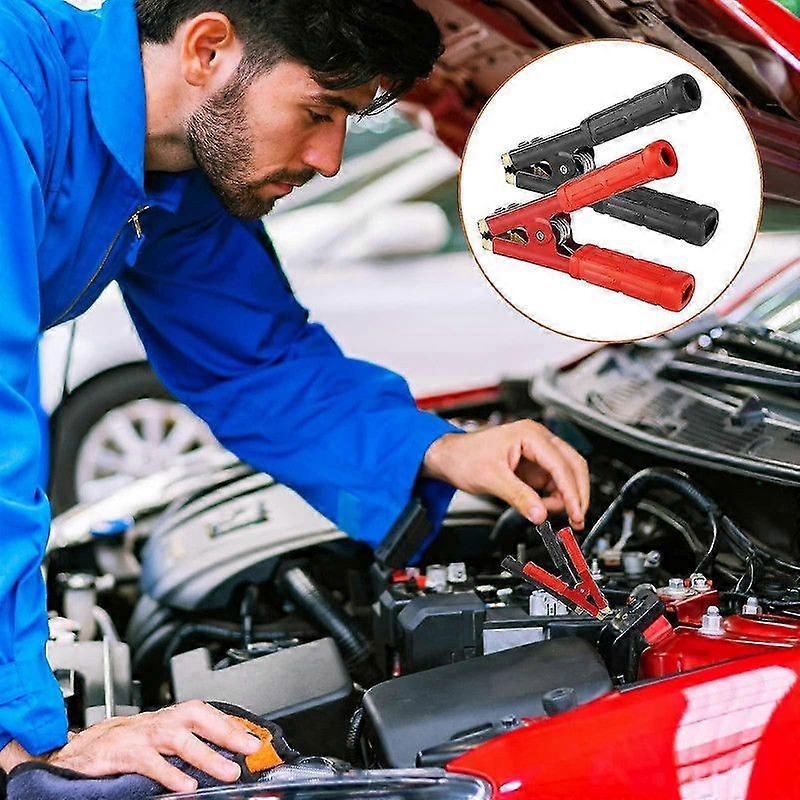 2pcs Alligator Clips, For Car Battery Set 1000a Heavy Duty, Alligator ...