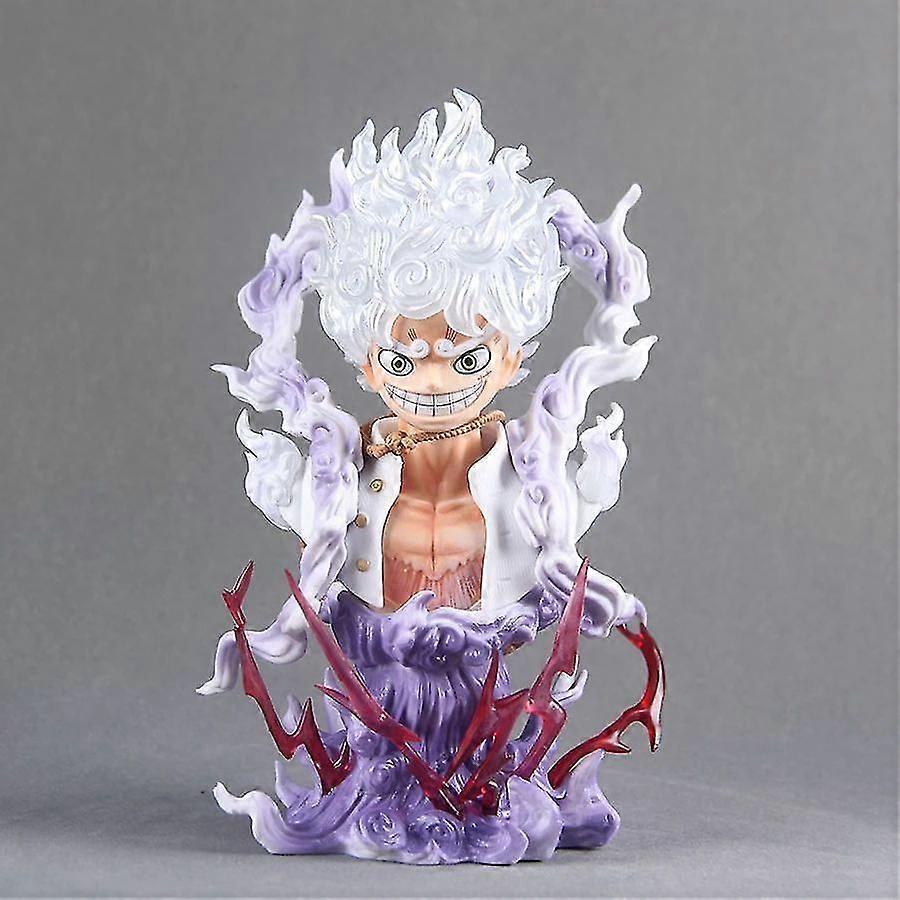 One Piece Luffy Gear 5 Anime Action Figure Sun God Nika Luffy Figurine ...