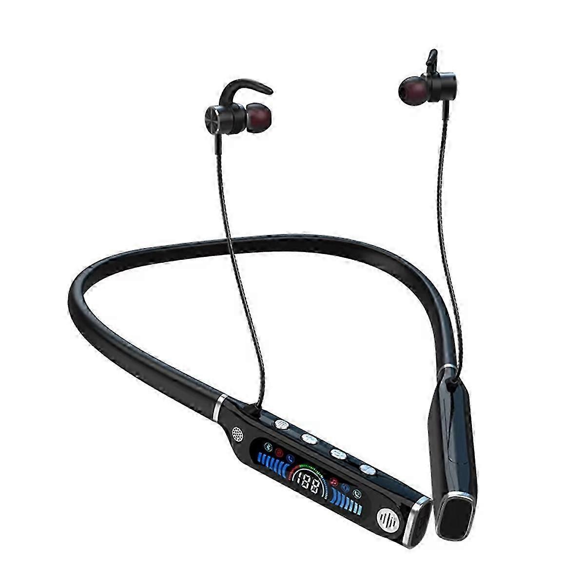 Extra Long Playback Sports Earphone Bluetooth with Microphon Neck ...