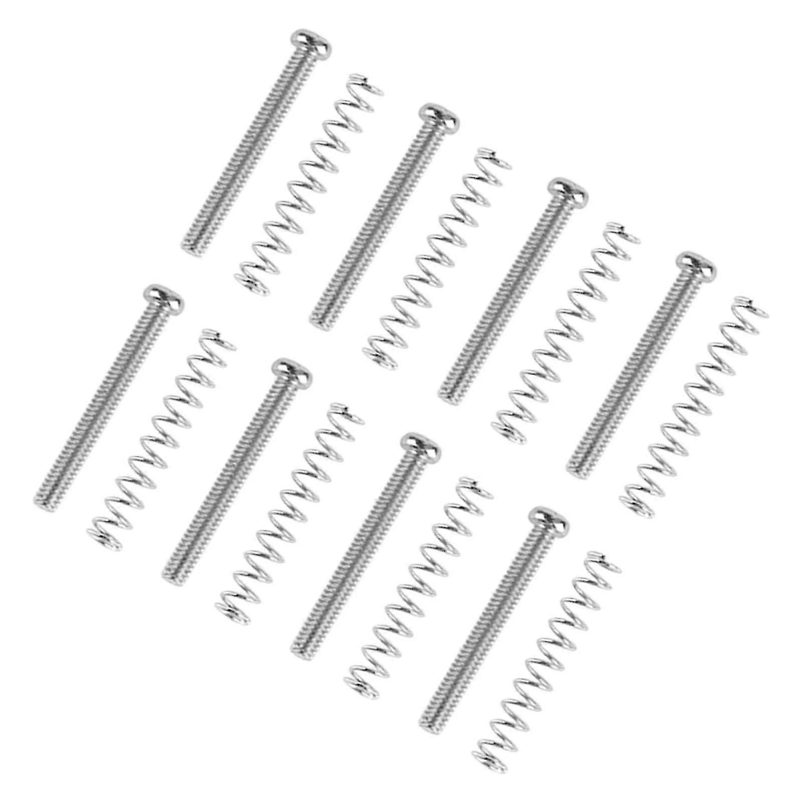 8 Set Guitar Pickup Screw Spring Iron Double Coil Pickup Frame Mounting ...
