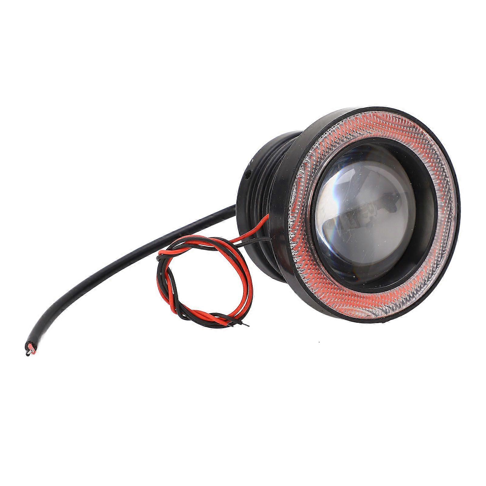 2 Pcs 3in Round LED Fog Light Bulbs High Brightness Angel Eye Projector ...