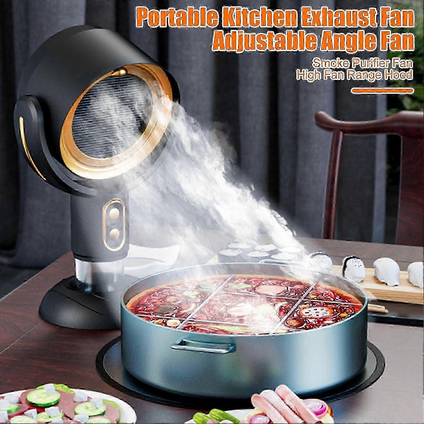 Smoke Fan for Indoors Portable Puff Chill Fan with Super Suction Smoke ...