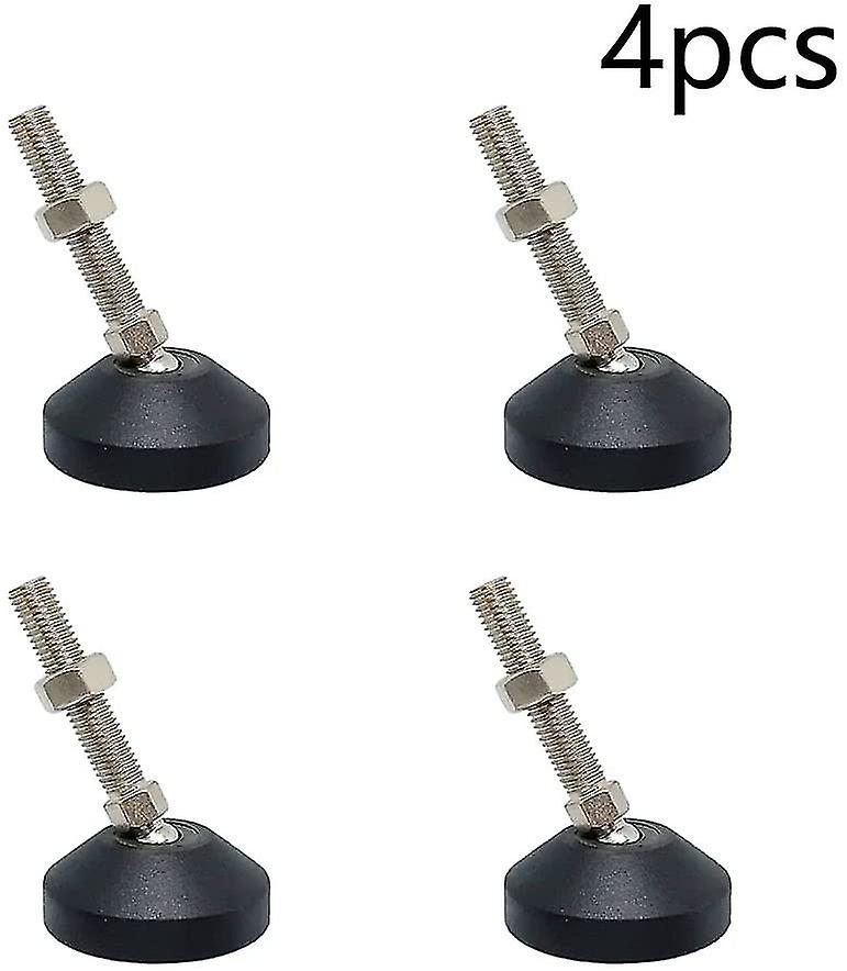 4 Pieces Adjustable Table Leg Leveling Feet Screw-in Leveling Leg ...
