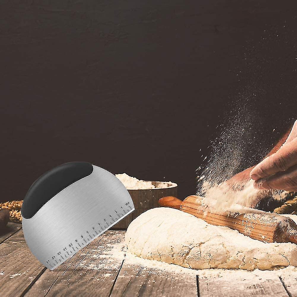 Stainless Steel Scraper With Scale Multi-purpose Dough Cutter Scraper ...