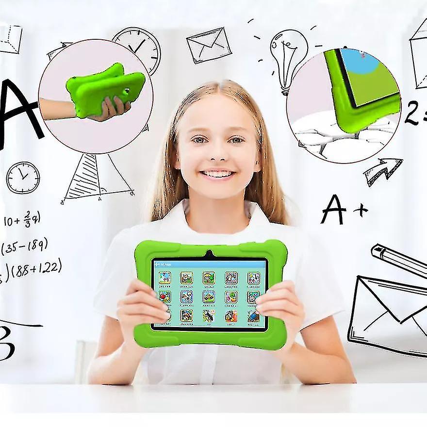 Pritom K7 Barn Tablett 7inch Quad Core Barn Med Beskyttende Deksel ...