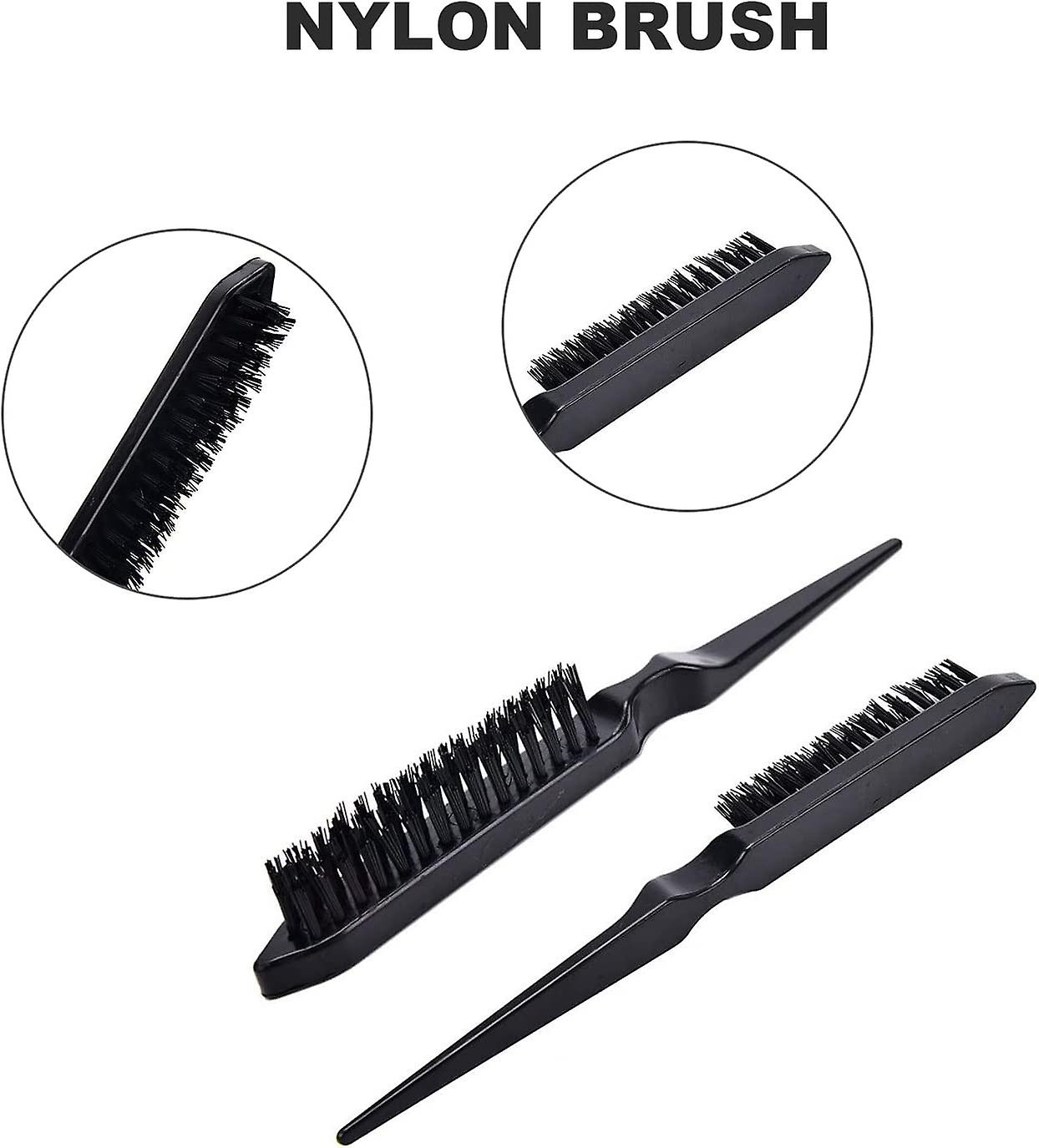 Hair Styling Comb Set Hair Brush Teasing Fluffy Hair Brush Rat Tail ...