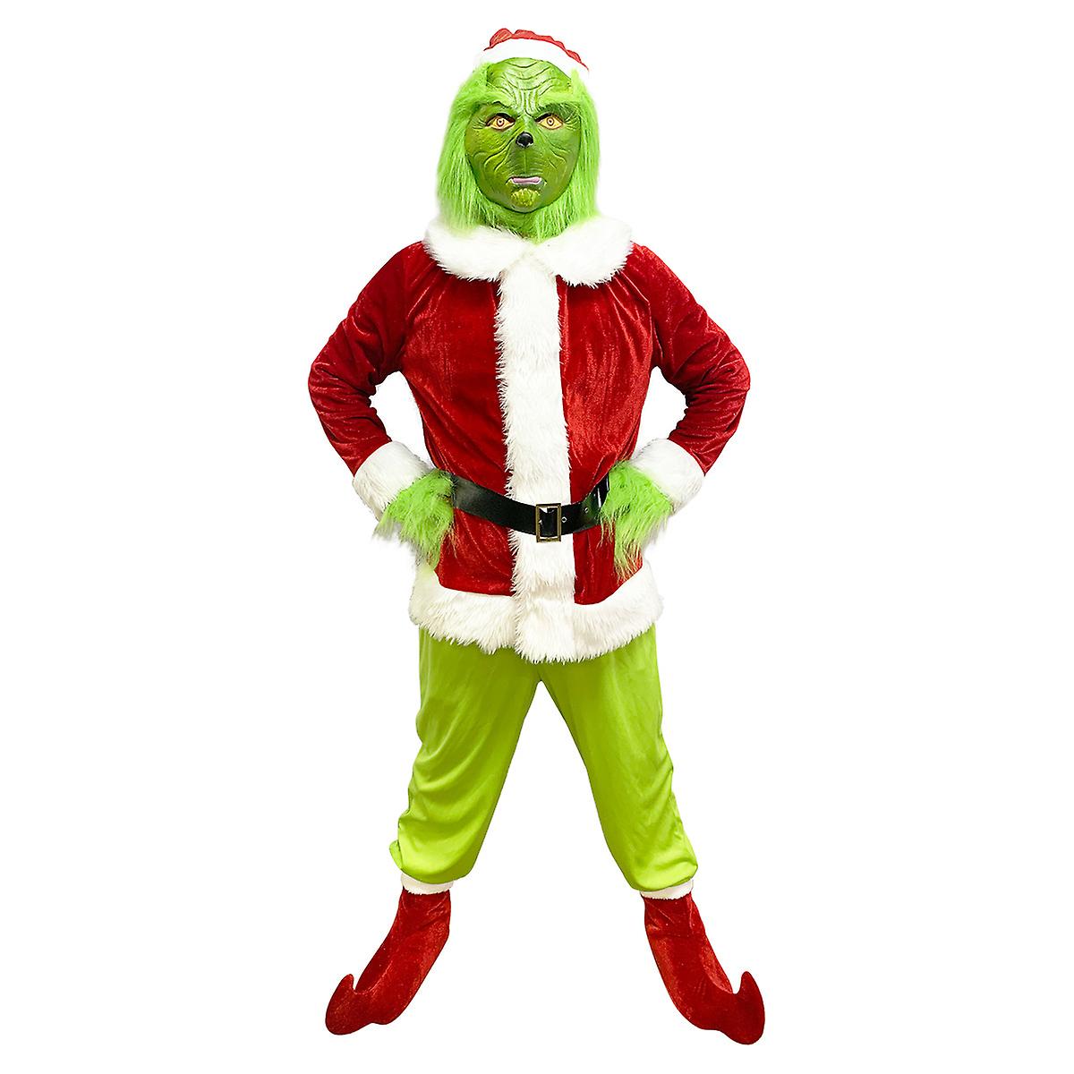 6-piece Costume Of The Christmas Monster, Full Play Of The Grinch, The ...