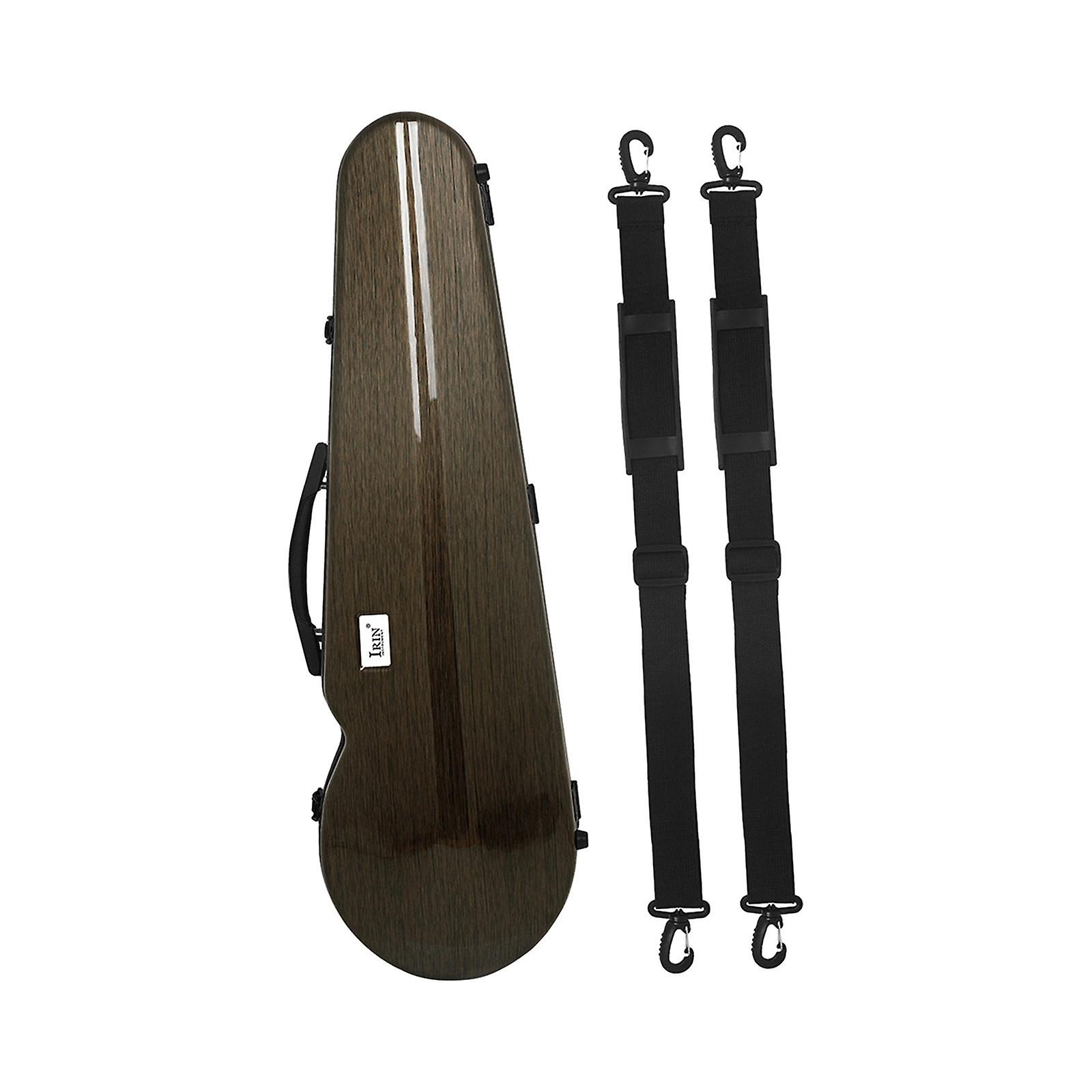 4/4 Violin Case Carbon Fiber Sturdy with Straps Built in Hygrometer ...