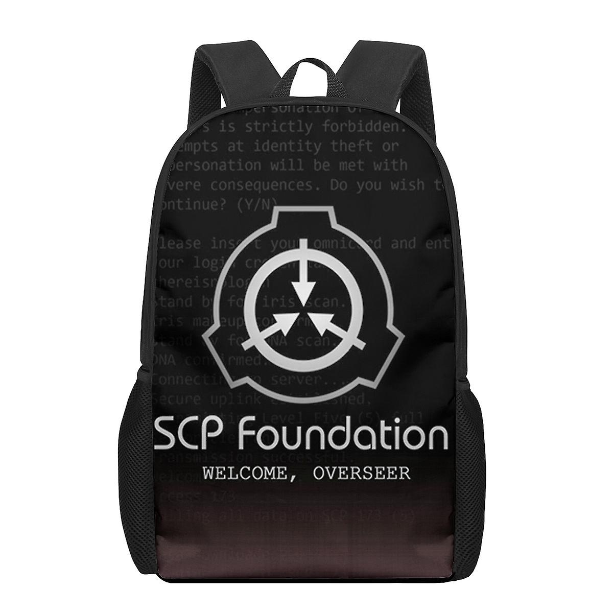 Scp Special Containment Printing Children's Backpacks Students Children ...