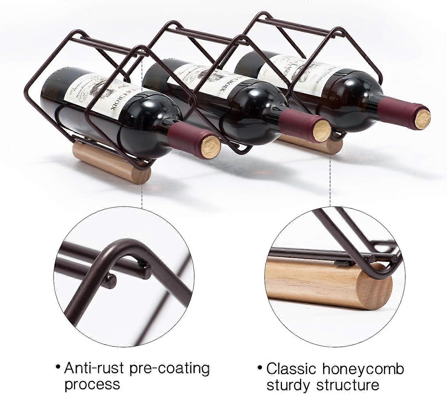 stackable wine rack, horizontal wine rack, tabletop wine rack, ready to ...