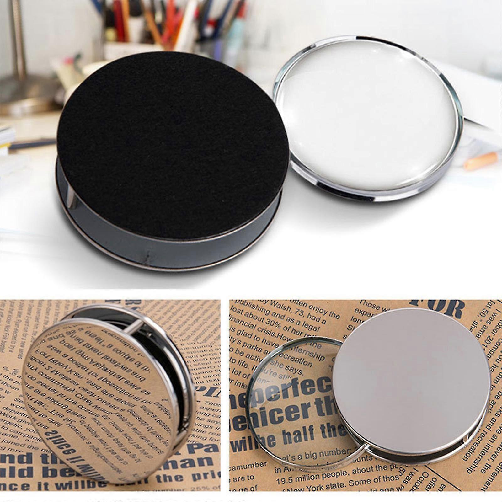 Round 20x Magnifying Glass Handheld Magnifier Loupe Lens For Reading ...