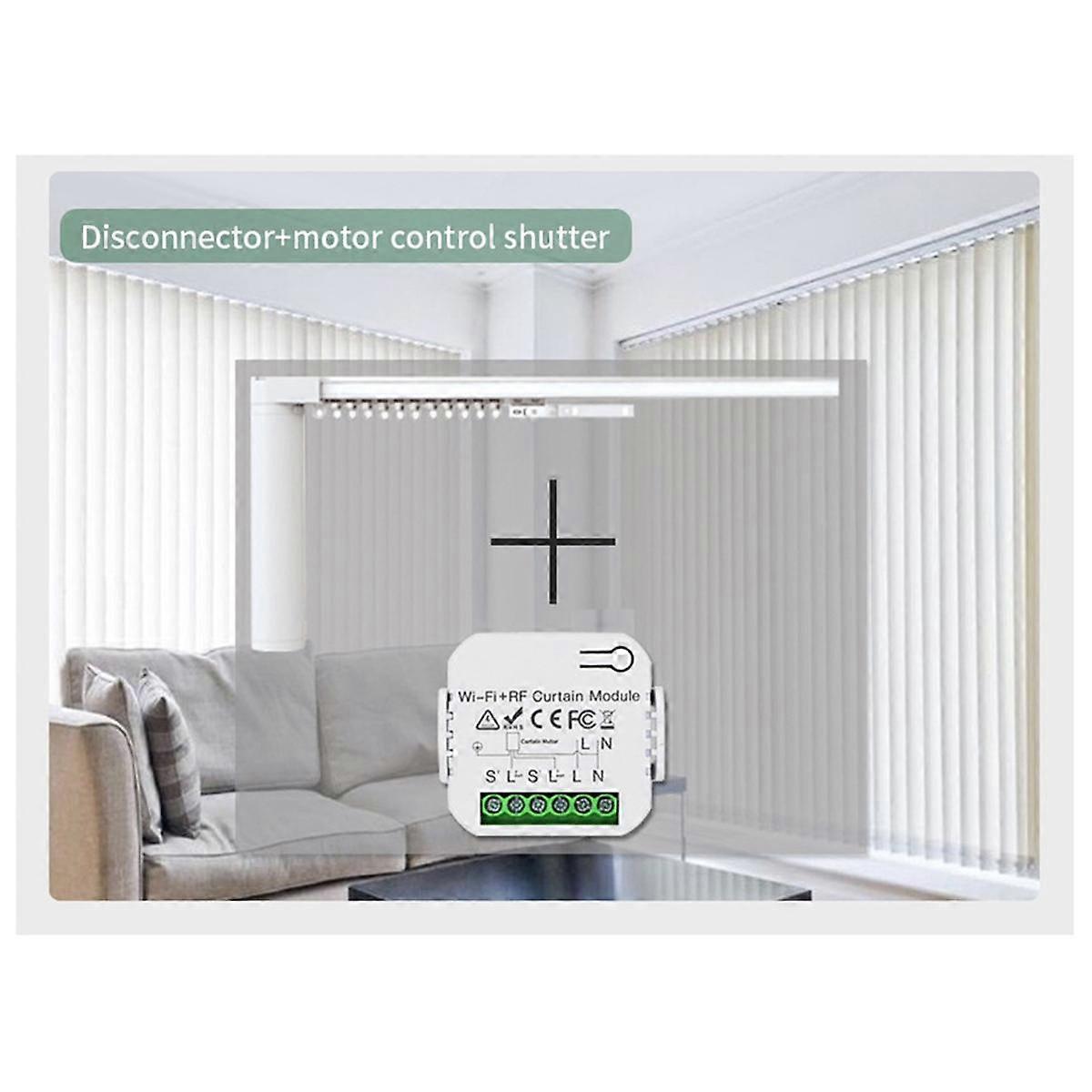 Tuya WIFI Smart Curtain Switch APP Timing Motor Controller Switch RF ...