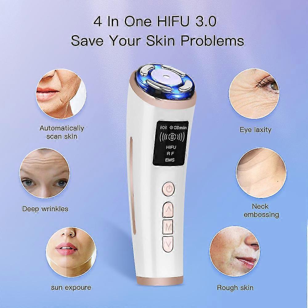 Mini Hifu Yh09 Rf Ems Ultrasonic Beauty Instrument Facial Massager ...