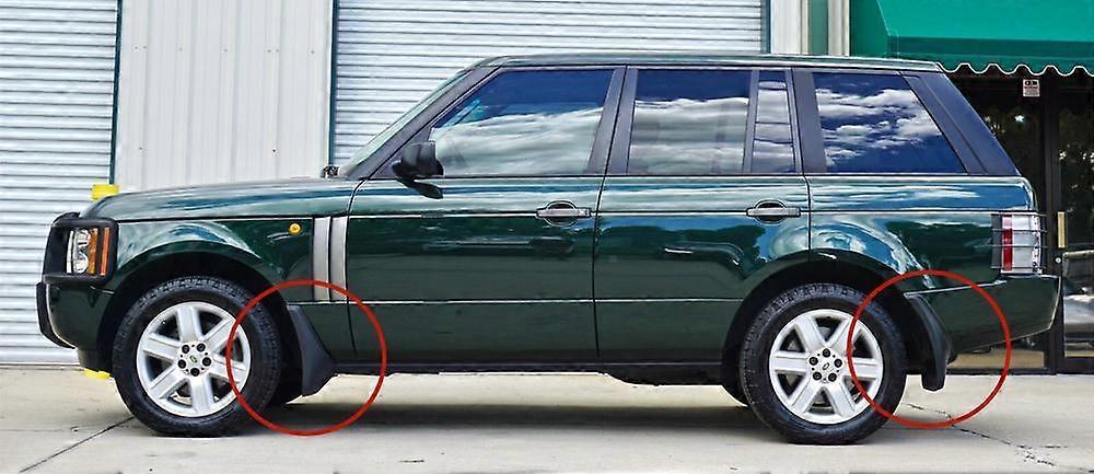 New Set Molded Splash Guards Mud Flaps For 2002-2012 Land Rover Range ...