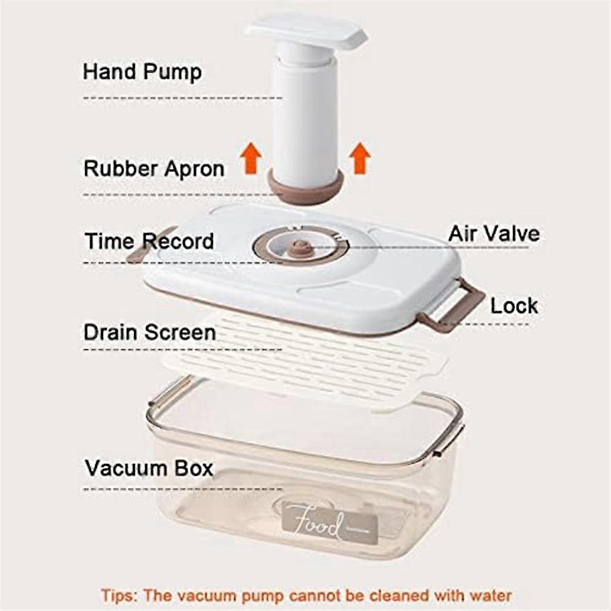 Airtight Food Storage Containers, Shatter Resistant Food Preservation ...