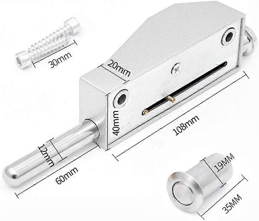 Multi-Purpose Door Bolt,Garage Door Lock,Gate Bolt Lock,Universal Door ...