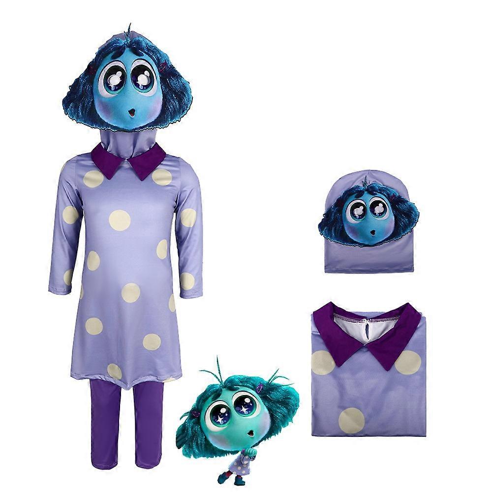 Inside Out 2 Cosplay Costume Halloween Jumpsuit Party Fancy Dress for ...